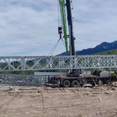 China Steel Military Truss Pedestrian Bridge with 3930.3 kN.m Moment Capacity and Steel/Timber Deck Options for sale