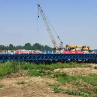China 4.2m Railway Steel Truss Bridge with 12676.1 kN.m Load Capacity and Corrosion Resistance for sale