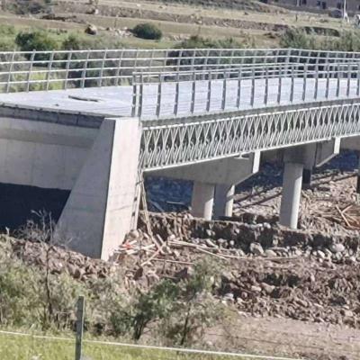 China OEM Portable Steel Trestle Bridge - CB200 & CB321 Models with 843.9kN Shear Capacity and Customizable Spans for sale