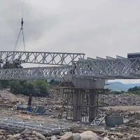 China Q355B Steel Bailey Bridge with 1937.2 kN Load Capacity and Modular Design for Heavy-Duty Applications for sale