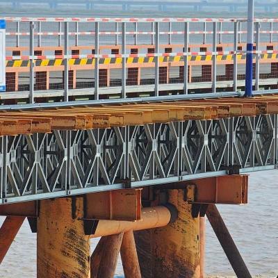 China Q345B-Q460C Railway Steel Truss Bridge with 60,000 Ton Capacity and 6750 kN.m Moment Rating for sale