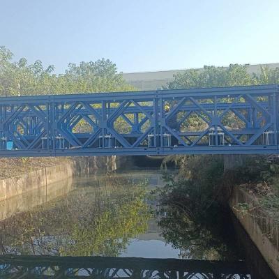 China Vehicle Steel Frame Bridge - Lightweight Modular Design with 3.7m Standard Width and 6750 kN.m Moment Capacity for sale