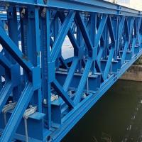 China Galvanized Steel Structure Bridge Portable 3.2m-3.7m Q345 Grade with 1034.3-6054.3 kN.m Capacity for sale