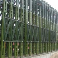 China CB200 Modular Steel Bridge System with 1034.3 kN.m Standard Truss Moment and 222.1 kN Shear Capacity for Long-Span Construction for sale