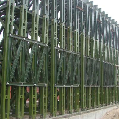 China CB200 Modular Steel Bridge System with 1034.3 kN.m Standard Truss Moment and 222.1 kN Shear Capacity for Long-Span Construction for sale