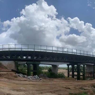 China Special Steel Structure Emergency Modular Pedestrian Bridge with 3930.3 kN.m Load Capacity and Corrosion Resistance for sale