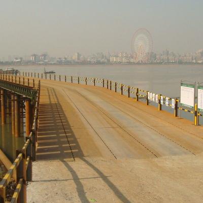 China Hot Dip Galvanized Steel Truss Bridge 321 Type Permanent Assembly Customized for High Load Capacity for sale