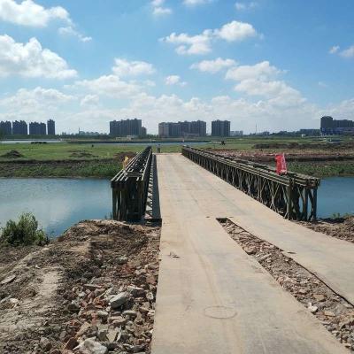 China Galvanized Steel Emergency Panel Bridge Prefabricated Bailey Bridge with 6750 kN.m Load Capacity and Modular Design for sale