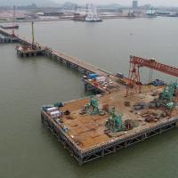 China Steel Structure Bailey Truss Bridge with 1034.3 kN.m Standard Moment and 222.1 kN Shear Capacity for sale