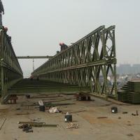 China Stainless Steel Bailey Bridge 4.2m Width with 3265.4 kN.m Moment Capacity and ISO9001 Certified Manufacturing for sale