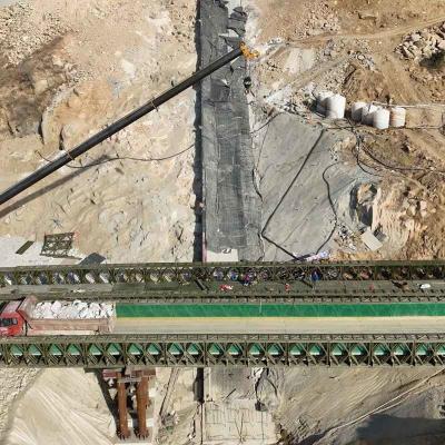 China Q235 Steel Bailey Bridge with 0.3mm Welding Precision and 843.9kN Shear Capacity - Modular Portable Design for sale