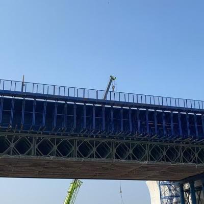 China 200-Type Bailey Bridge Modular Steel Structure with 3930.3 kN.m Load Capacity and Adjustable Height Design for sale