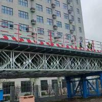 China Type 321 Bailey Bridge Prefabricated Steel Structure with 1576.4 kN.m Moment Capacity and 490.5 kN Shear Strength for Temporary Construction for sale