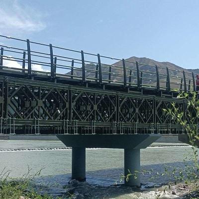 China Modular Panel Bridge TSR Structure - 4809.4 kN.m Moment Capacity, 698.9 kN Shear Force for Construction Equipment for sale