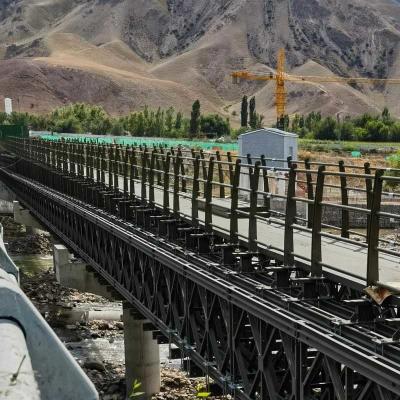 China Galvanized Structural Steel Panel Bridge - CB321 & CB200 Models with 3930 kN.m Load Capacity and Corrosion Resistance for sale