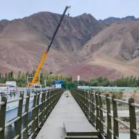 China Hot Dip Galvanized Bailey Bridge Panel - CB200 & CB321 Models with 843.9kN Shear Capacity and 12676.1kN.m Moment Rating for sale