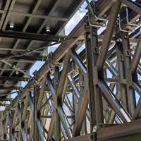 China ASTM BS GB Triple Bailey Truss Bridge Compact Panel Bridge with 12676.1 kN.m Capacity and ISO9001 Certification for sale