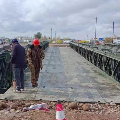 China Galvanized Bailey Bridge with 12676.1 kN.m Load Capacity - CB200 & CB321 Models for Heavy-Duty Applications for sale