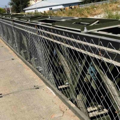 China Temporary Bailey Bridge Army Galvanized Surface Adjustable Durable Lightweight 200kN Capacity for sale