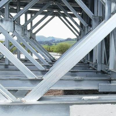 China Portable Steel Truss Bridge Galvanized Construct A Bailey Bridge for sale