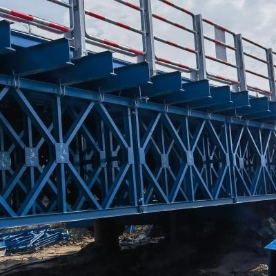 China Construction Safety Prefabricated Steel Bailey Bridge 300m Length for sale