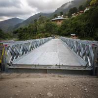 China Bailey Bridge for Sale Adjustable Span 321 Type High Load Capacity Fast Erection Steel Truss Bridge for sale