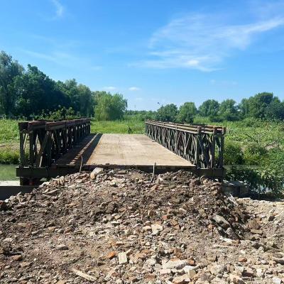 China Acrow Temporary Bridge / Steel Suspension Bridge for sale