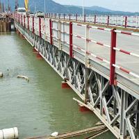 China Galvanized or Painting Modular Steel Truss Bailey Bridge - 10ft Panels, 3930.3 kN.m Load Capacity for Emergency & Construction Use for sale