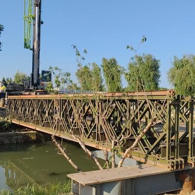China Galvanized Railway Steel Truss Bridge 321 200 High Capacity 50-100 Year Service Life for sale
