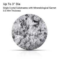 China Single Crystal Substrates SGGG GGG 3 Inch Diameter 0.5 mm Thickness EPI Polished No Doped for sale