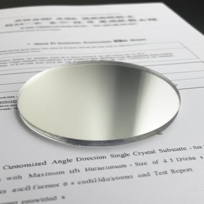 China Customized Angle Direction Single Crystal Substrates 4 Inch Diameter SGGG EPI Ready for sale