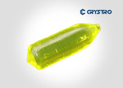 China 95mm Ce:LuAG Scintillation Crystals for LED Lighting - 510nm Emission, 80ns Decay Time for sale
