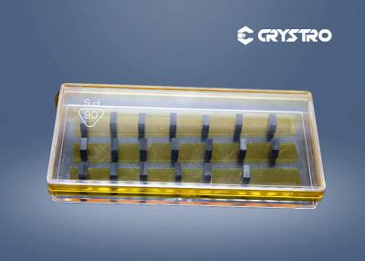 China Cr4+:YAG Passive Q-Switch Laser Crystals 6.35mm Diameter with 500-1000 MW/cm² Damage Threshold for sale