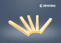 China 5x5x45mm LGS Langasite Piezoelectric Crystal Bar with Electrodes for SAW BAW Devices for sale
