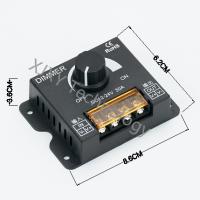 China 50Hz / 60Hz LED Dimmer Driver DC 12V - 24V MAX 30A LED Light Dimmer for sale
