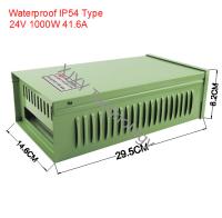 China Rainproof LED Strip Light Power Supply 24V 1000W 41.6A IP54 LED Module for sale