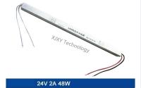 China 24V 48W 2A IP20 Power Supply Ultra Thin Wall Light Box Module Power Supply for sale