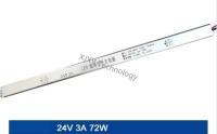 China Wall Light Ultra Thin LED Driver 50HZ / 60HZ Switching Power Supply 24V 72W 3A for sale