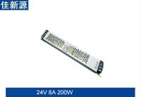 China Ultra Thin LED Stripe Driver 24V 200W 8.3A Light Box LED Module 50HZ / 60HZ for sale