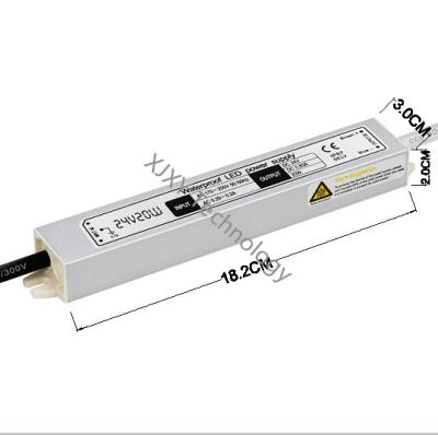 China 0.83A LED Drivers Power Supply 24V 20W IP67 Waterproof Light Box Power Supply for sale
