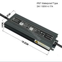 China IP67 Waterproof LED Power Supply 24V 100W LED Driver Light Strip Light Box Module for sale