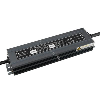 China White Waterproof LED Lights Driver 8.33A 24V 200W LED Power Supply for sale