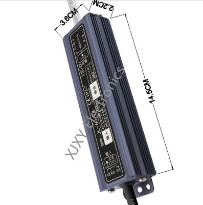 China 2.5A IP67 Waterproof LED Driver Ground Light signboard 24 Volt 60 Watt Power Supply for sale