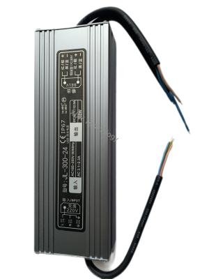 China Light Strips IP67 Waterproof LED Driver 24V 300W 12.5A Ultra Thin 85% Efficiency for sale