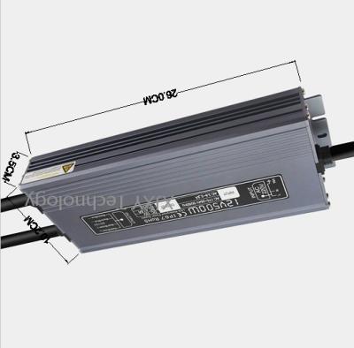 China IP67 Waterproof LED Lights Driver Light Box 41.6A 500 Watt 12V Power Supply for sale