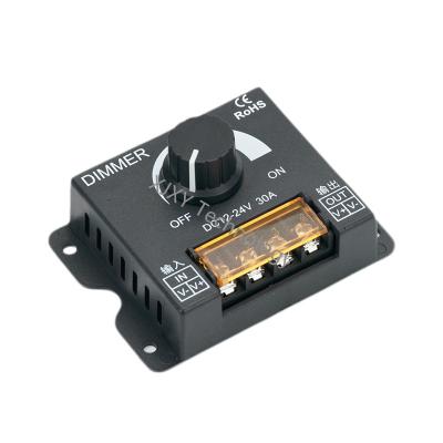 China DC12V - 24V LED Driver Dimmer Light Box Wall Light LED Strip PWM Dimmer for sale