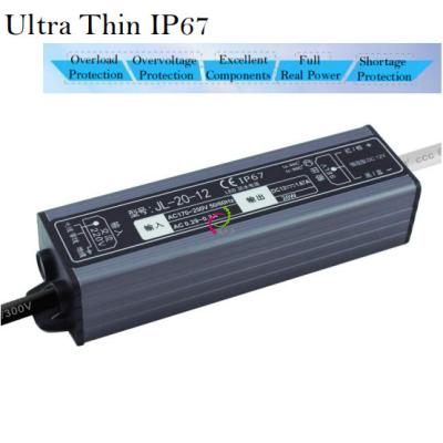 China IP67 Power Supply LED Driver 12V 20W 1.67A Waterproof Buried Light Box for sale