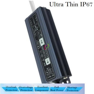 China IP67 Ultra Thin LED Driver 2.5A 12V 30W Power Supply LED Module Buried Light Box for sale