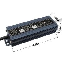 China Waterproof IP67 Thin LED Driver Wall Light Box Light Strips 12V 40W Power Supply for sale