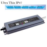 China Ultra Thin 12V LED Strip Light Power Supply 100W 8.3A Waterproof 50HZ / 60HZ for sale